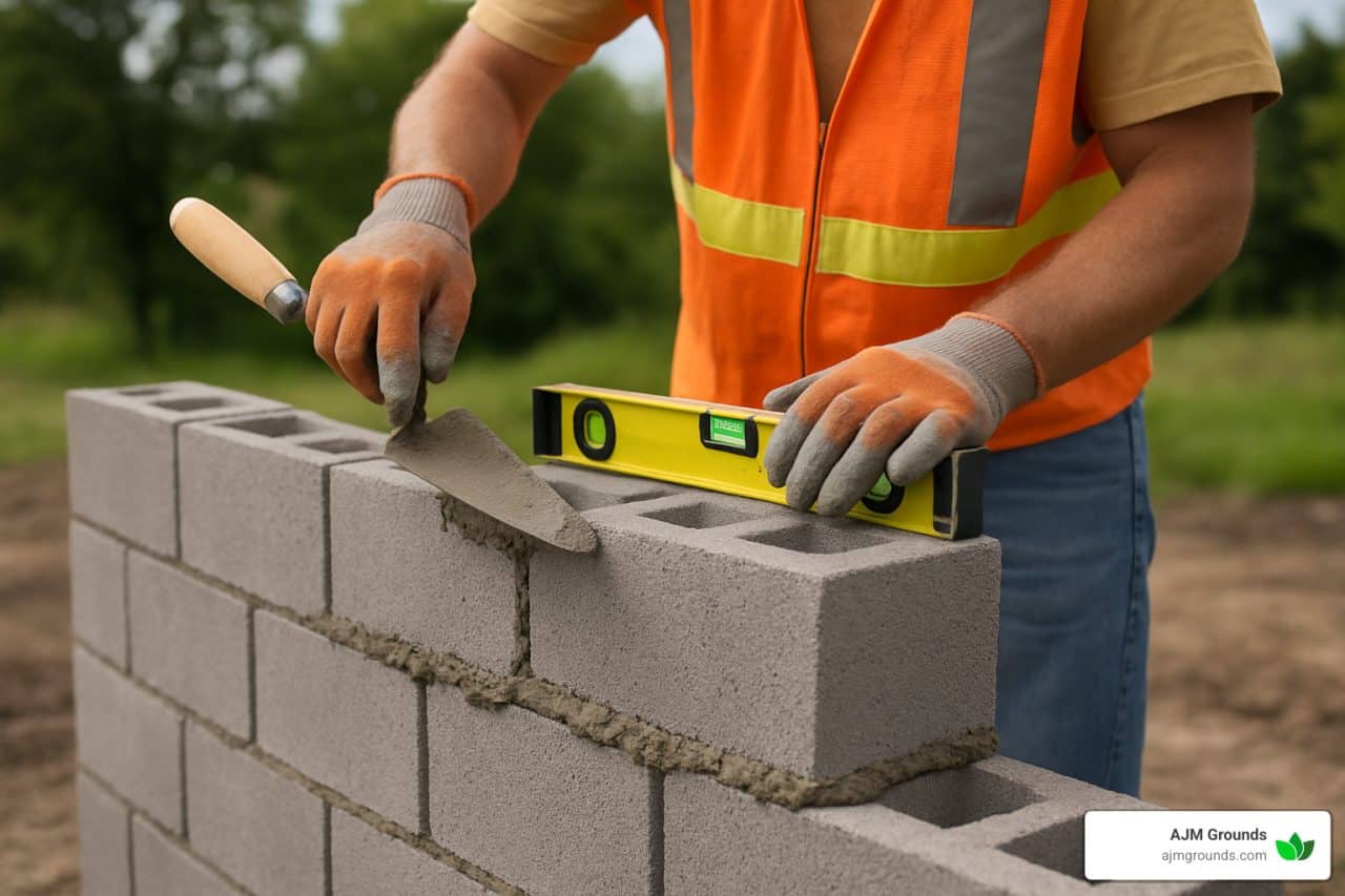 Concrete Block Wall Installation: Complete & Easy 2025